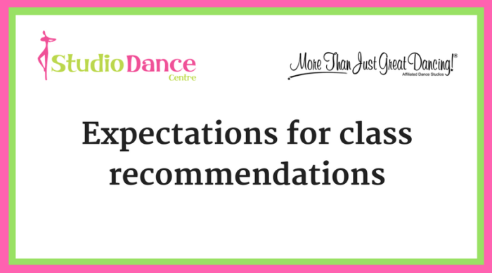 » Class Recommendations